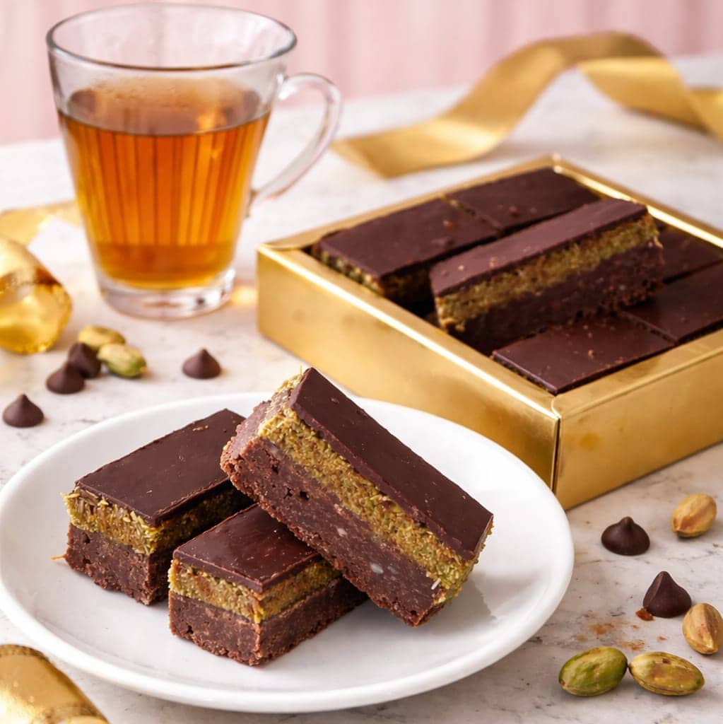 Dubai Chocolate Brownie Bars – Box of 6 - Free Shipping - TEN TO THREE ...